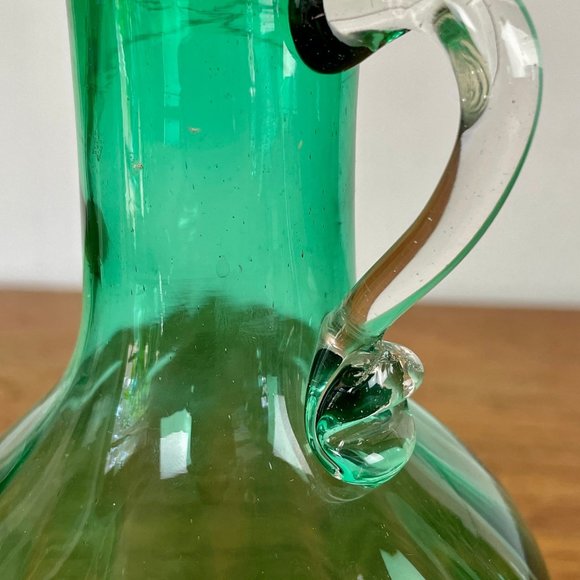 Bischoff | Dining | Vintage Bischoff Art Glass Green Pitcher Jug C 952 ...